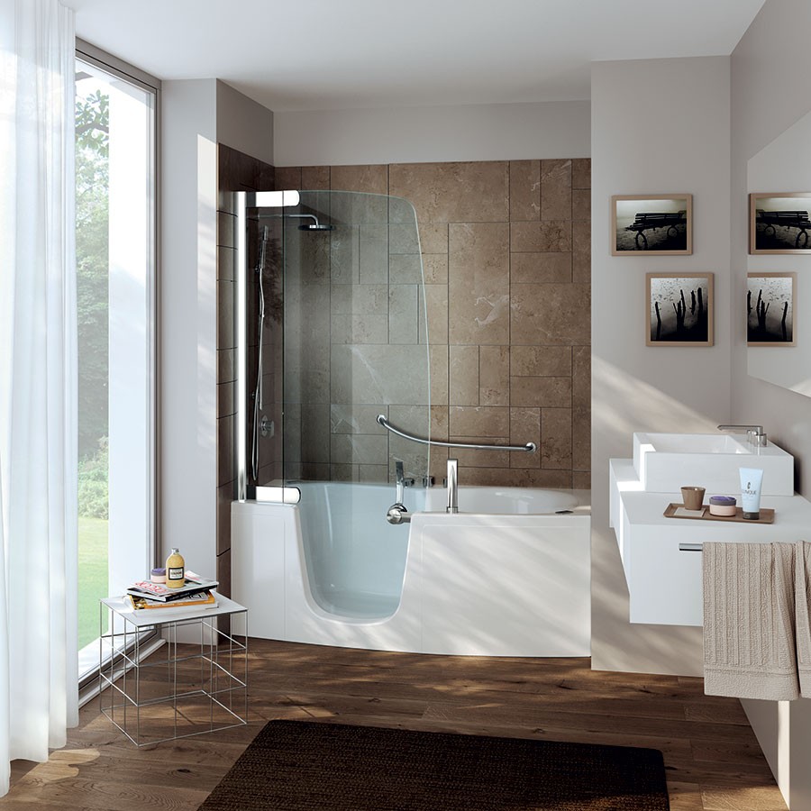 Badekar 382 og dusj i ett. Made in Italy by Teuco